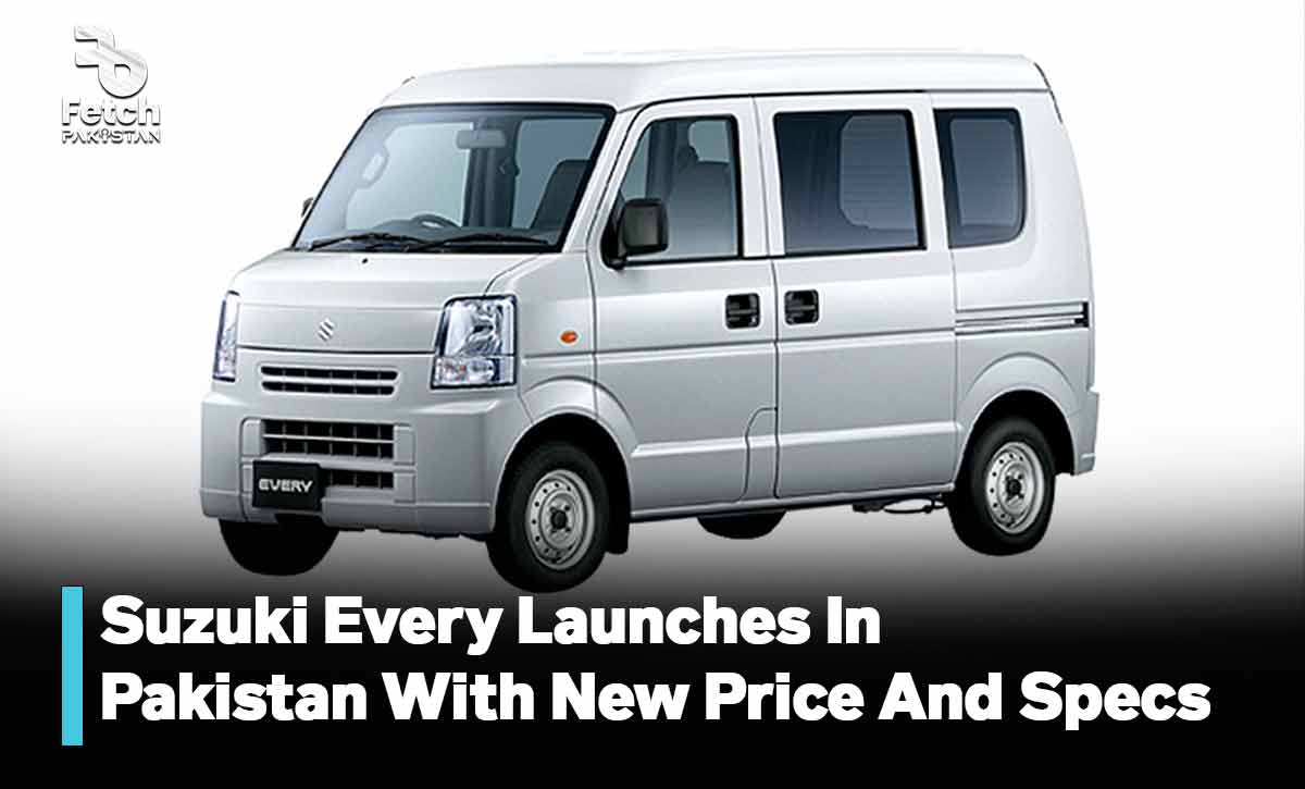 Suzuki Every Launches In Pakistan With New Price and Specs Suzuki Every Launches In Pakistan With New Price and Specs